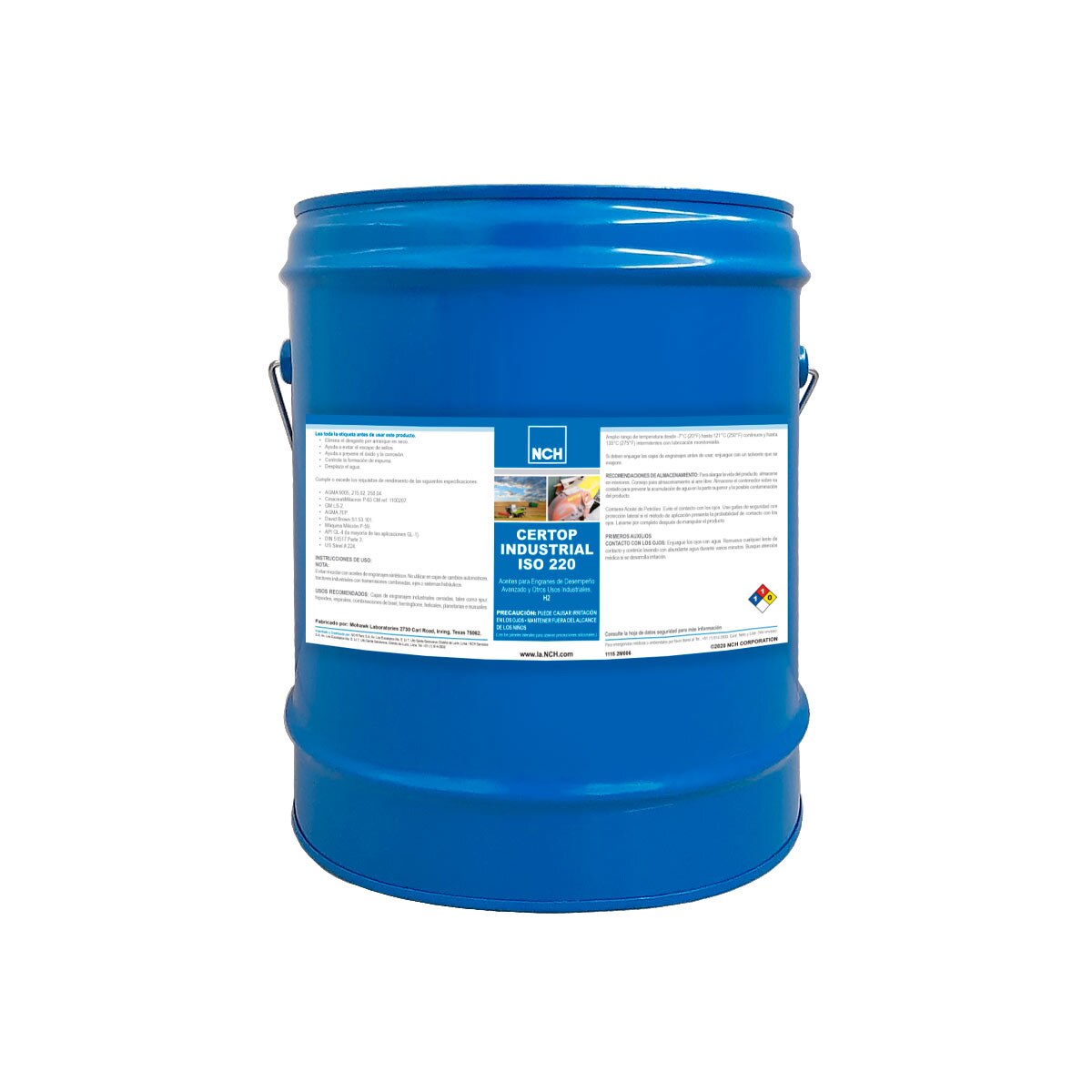 CERTOP INDUSTRIAL ISO 220 - Aceite sintetico monogrado para cajas de ...