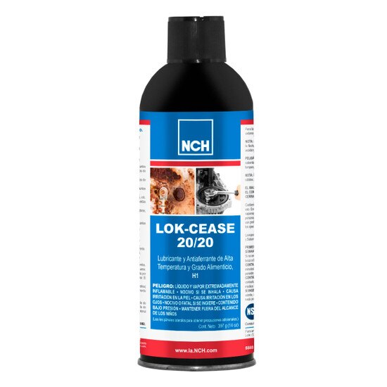 LOK-CEASE 20/20 - Compuesto Antiaferrante grado alimenticio NSF H1