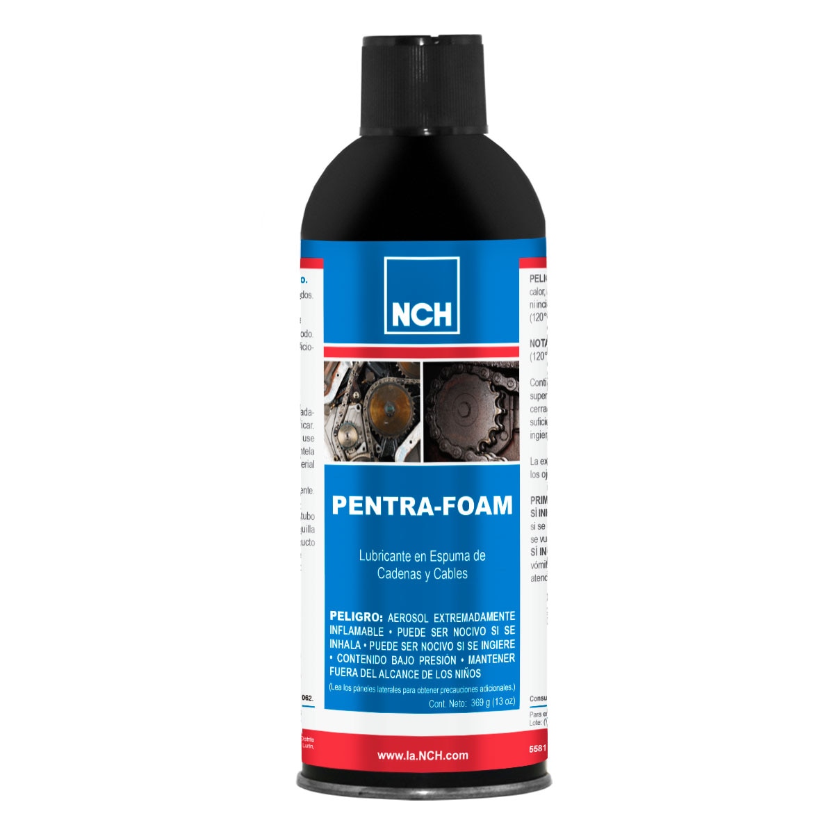 PENTRA-FOAM - Espuma lubricante en aerosol para cables y cadenas