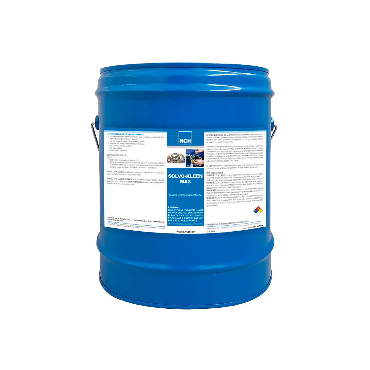 SOLVO-KLEEN MAX - Solvente desengasante ecológico - galones